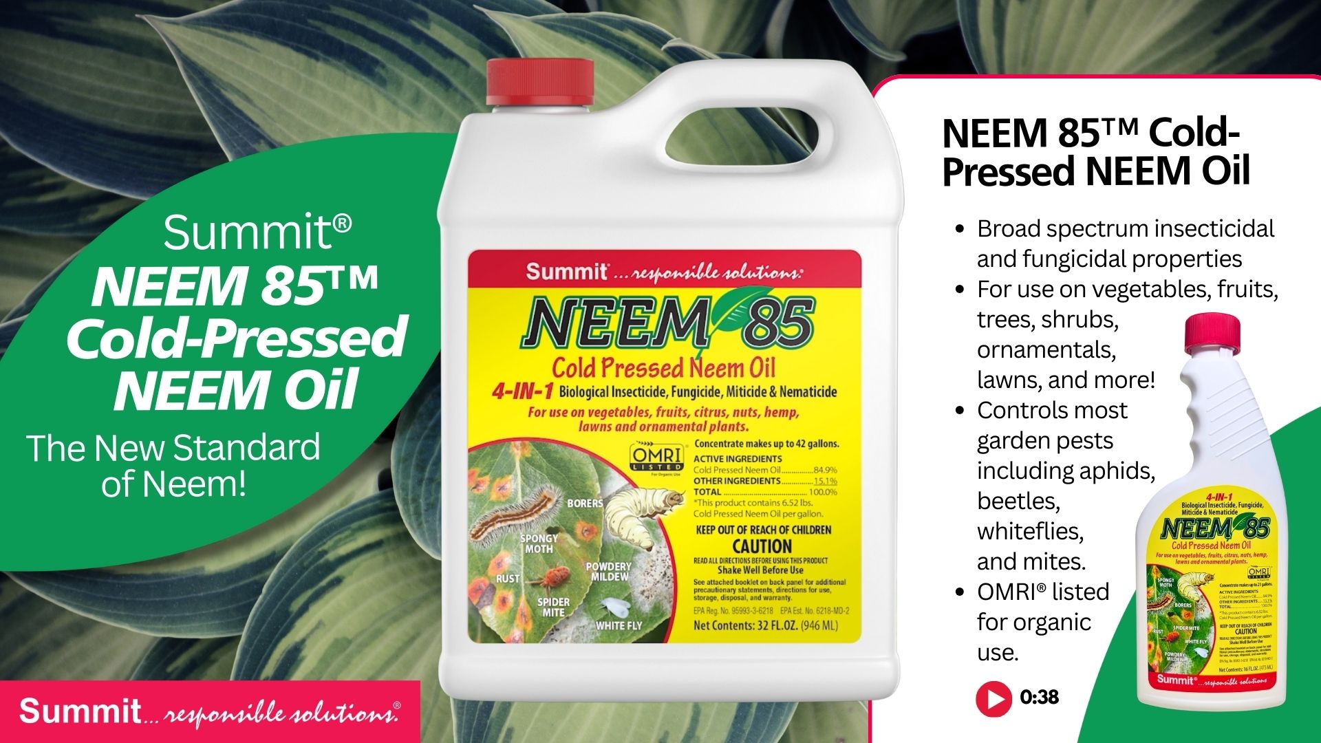 Summit® Introduces NEEM 85™: A Powerful, Organic, Cold-Pressed Neem Oil ...